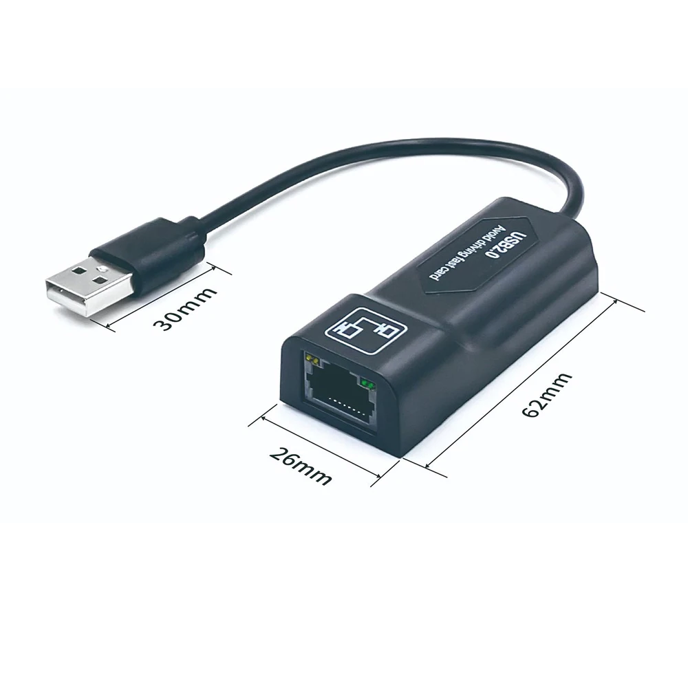 External-USB-2-0-Network-Card-Mini-USB-to-RJ45-Ethernet-Lan-Adapter ...
