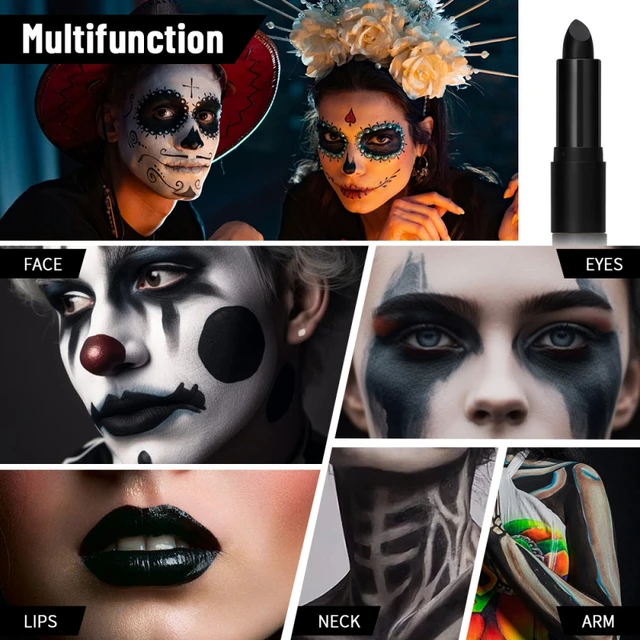 Scary Black Eye Makeup