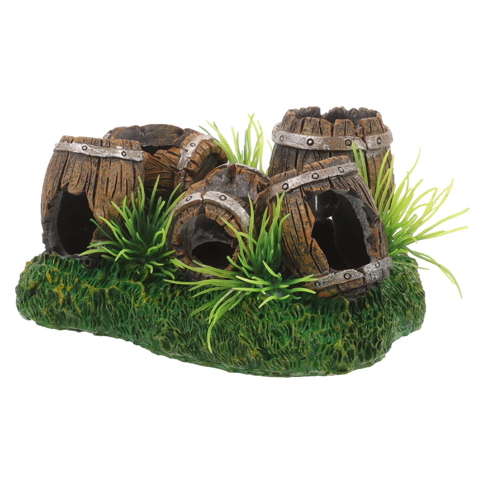 The-Rock-Fish-Tanks-Barrel-Ornaments-Aquarium-Shrimp-Habitat-Equipment ...