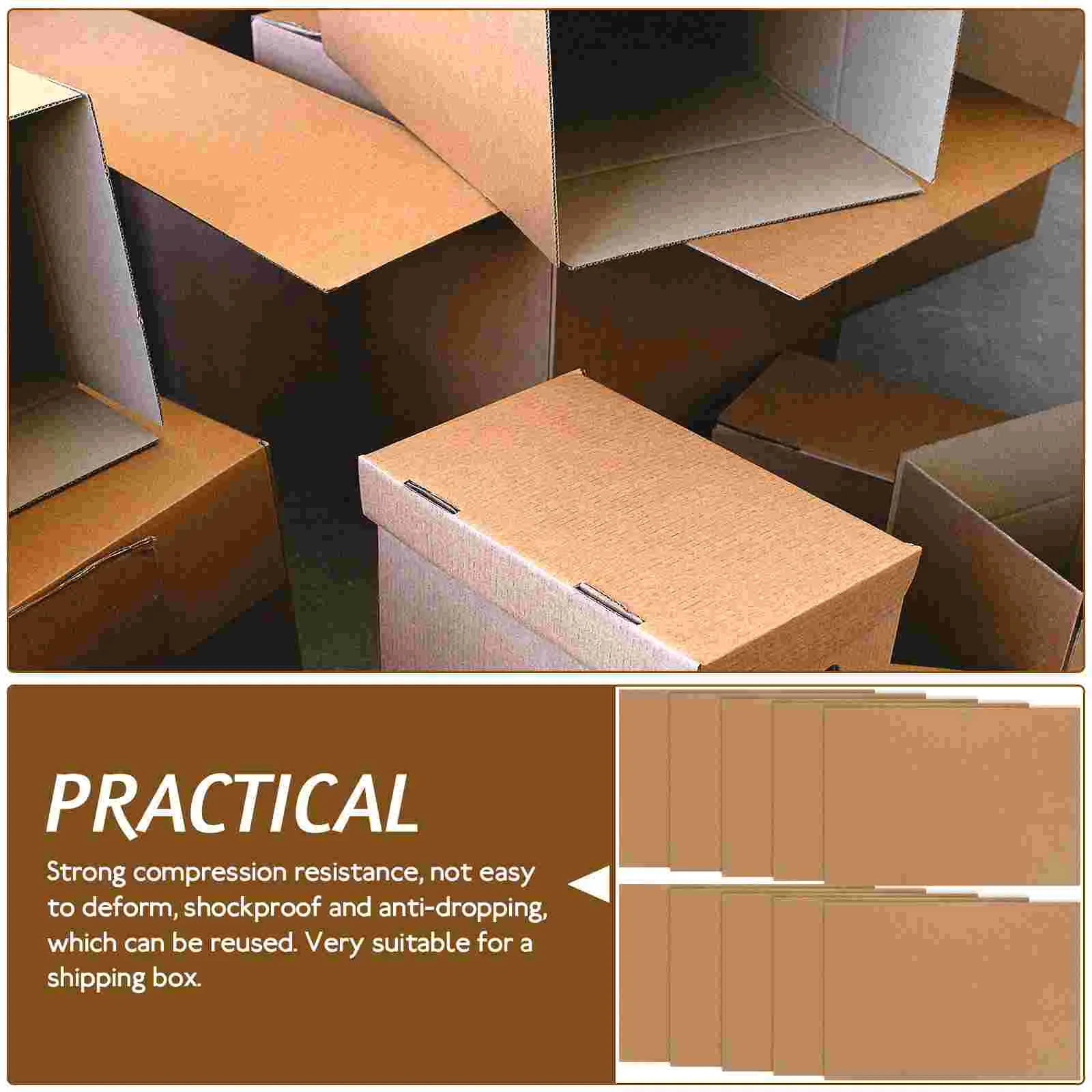 10 Sheets Corrugated Cardboard Express Packaging Paper Industrial A4 ...