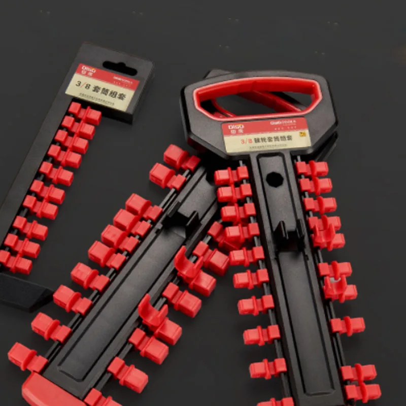 Cle a cliquet,Support de rangement pour clés à douille 1-4 " 3-8" 1-2 ...