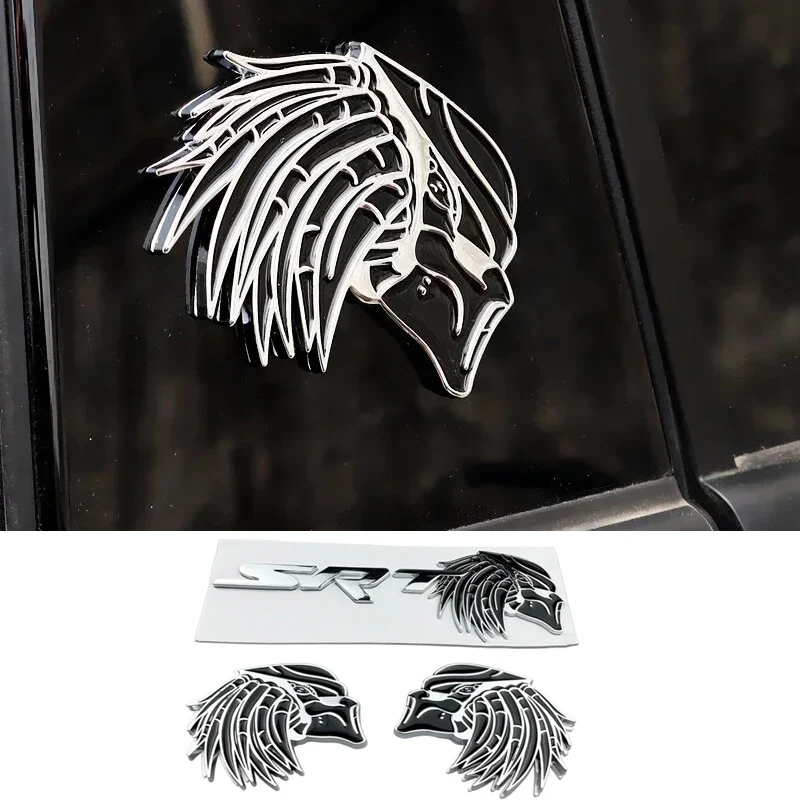 Car Rear Trunk Side Body Emblem Sticker for Dodge SRT HellCat Charger ...