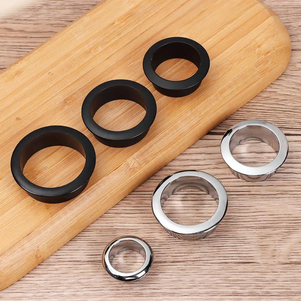 Zinc Alloy Wire Hole Cover Computer Desk Tidy Cable Grommets Cabinet ...