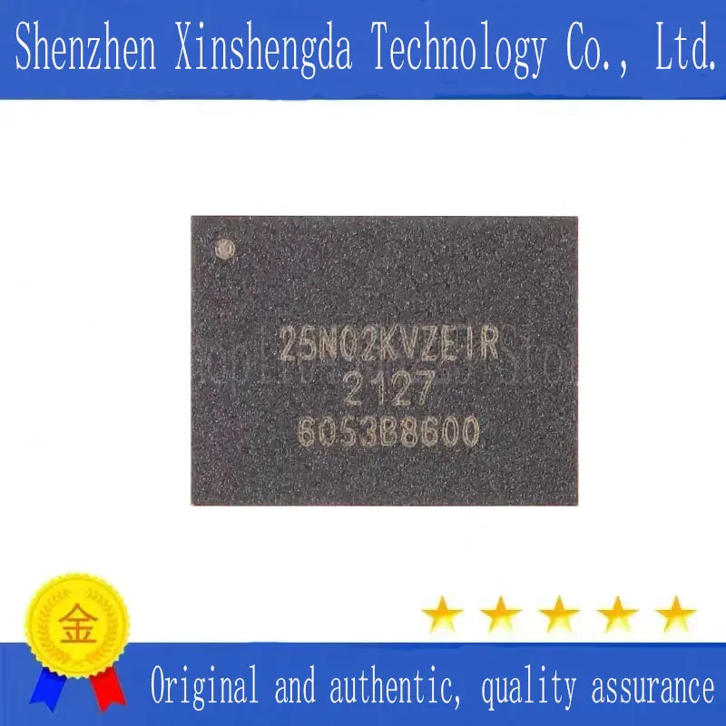 1PCS W25N02KVZEIR Package WSON-8 3V 2Gb Serial NAND Flash Chip Original ...