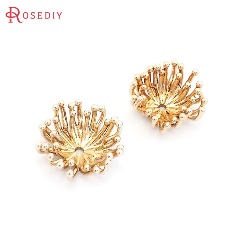 Diameter-12MM-14MM-15MM-18MM-18K-Gold-Color-Brass-Flower-Caps-Beads ...