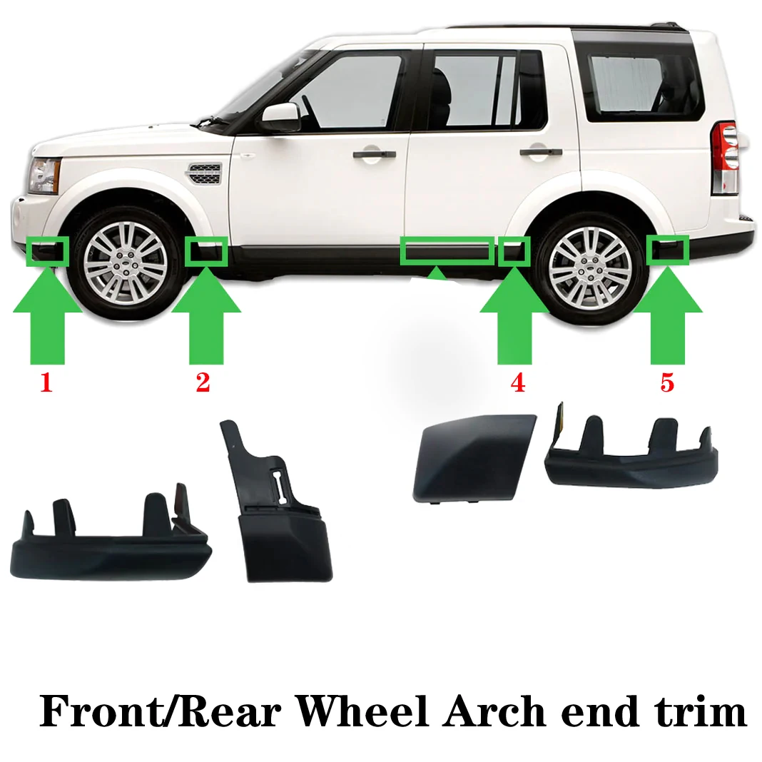 Front-Rear-Wheel-Arch-end-trim-Lower-Trim-in-Black-for-Land-Rover ...