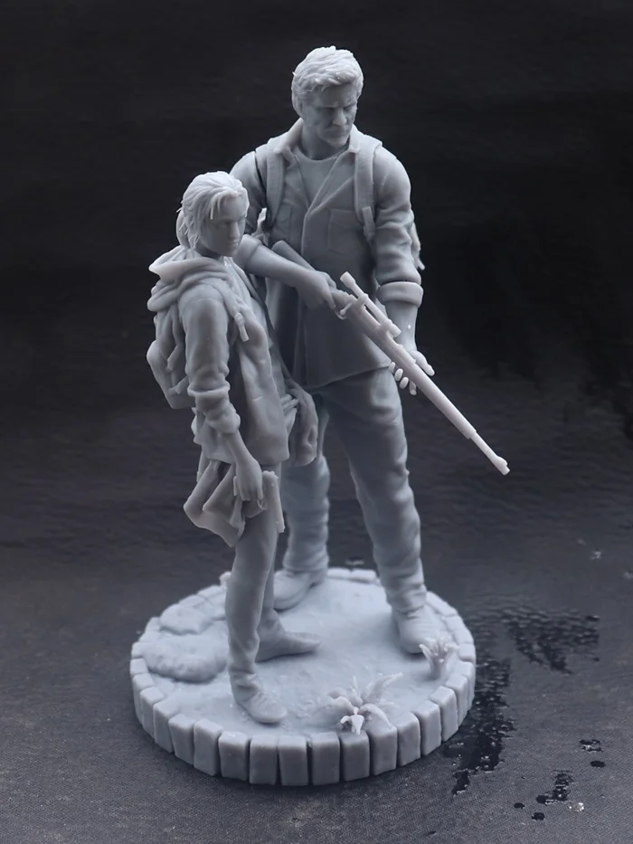 1/18 100mm 1/24 75mm Resin Model Kits Last Us Unpainted Sculpture ...