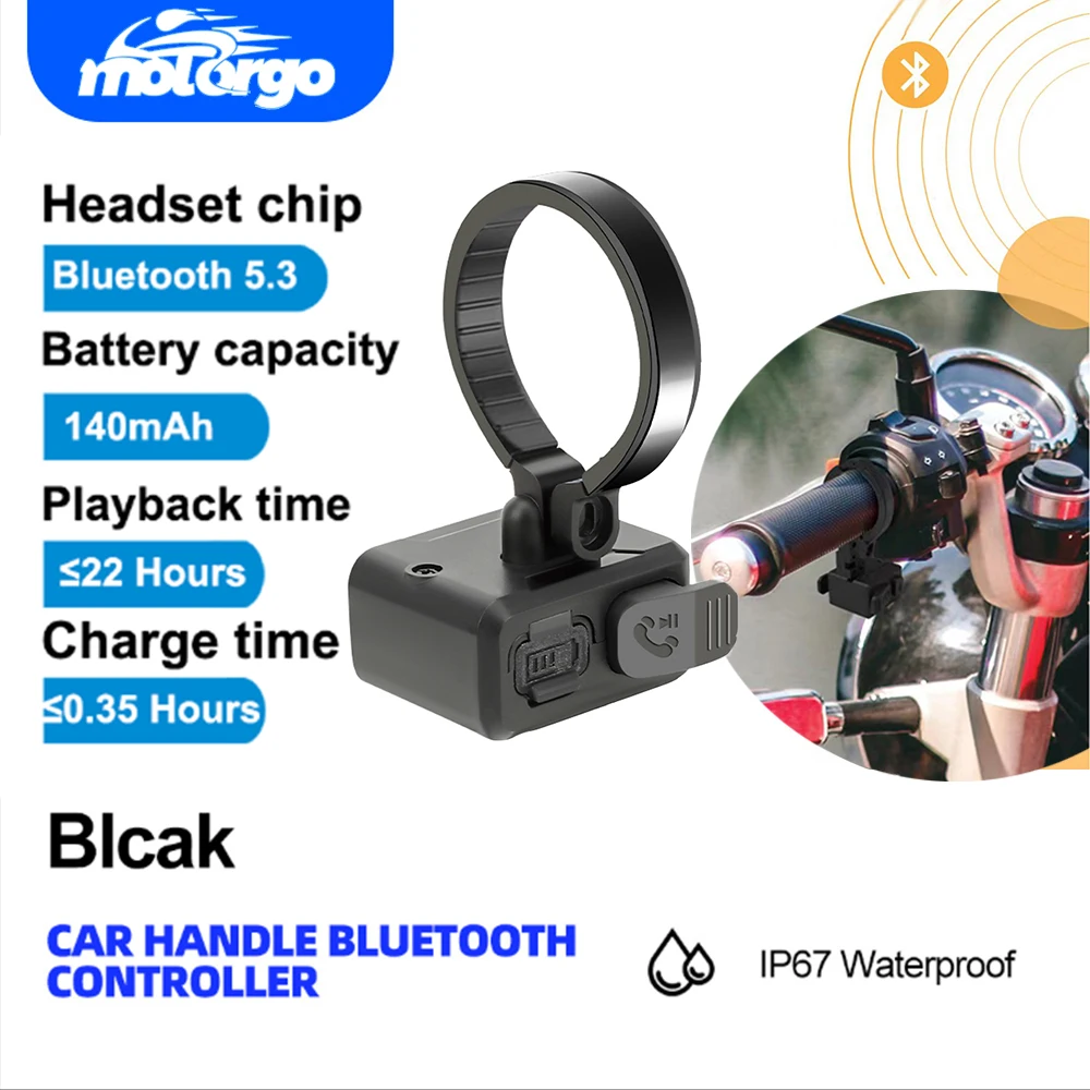 Wireless Bluetooth Motorcycle Handlebar Media Controller Car Steering ...