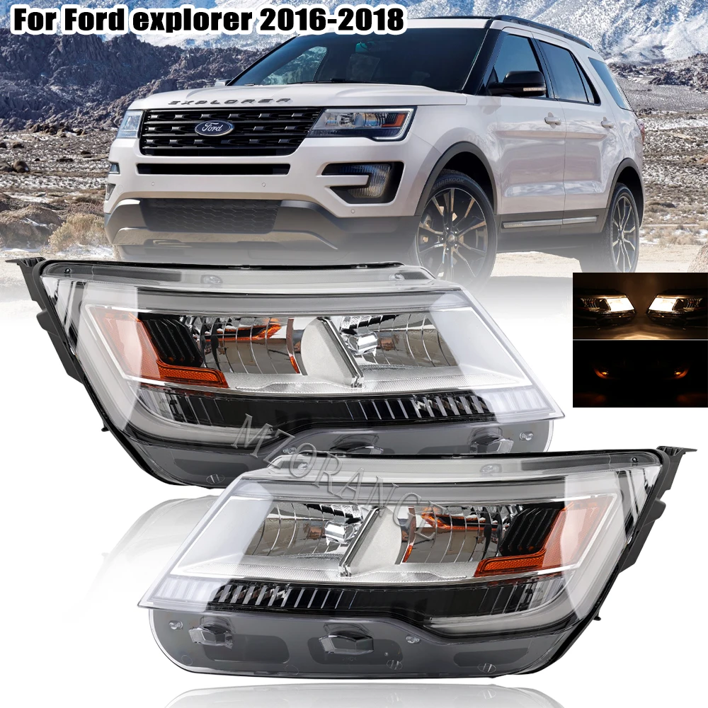 Car-Headlight-For-Ford-Explorer-2016-2017-2018-XLT-Limited-Platinum ...