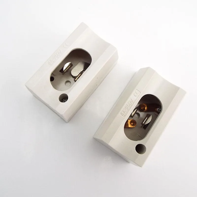 Support de lampe murale LED S14S S14D, base de prise de lampe, support ...