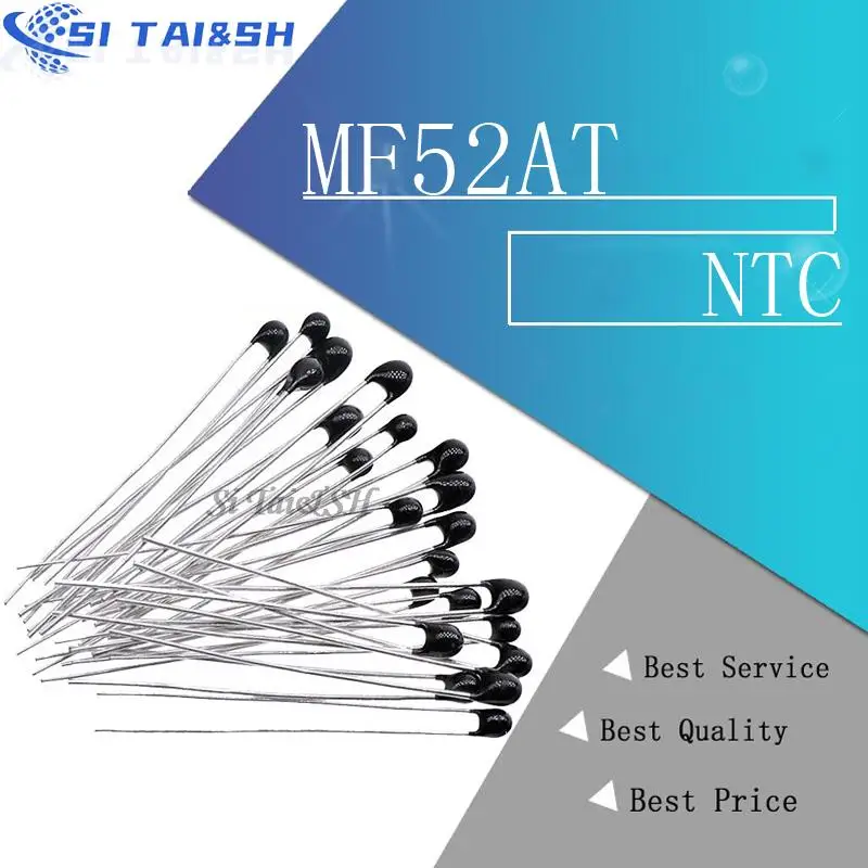 20pcs MF52AT MF52 B 3950 NTC Thermistor Thermal Resistor 5% 1K 2K 3K 4 ...