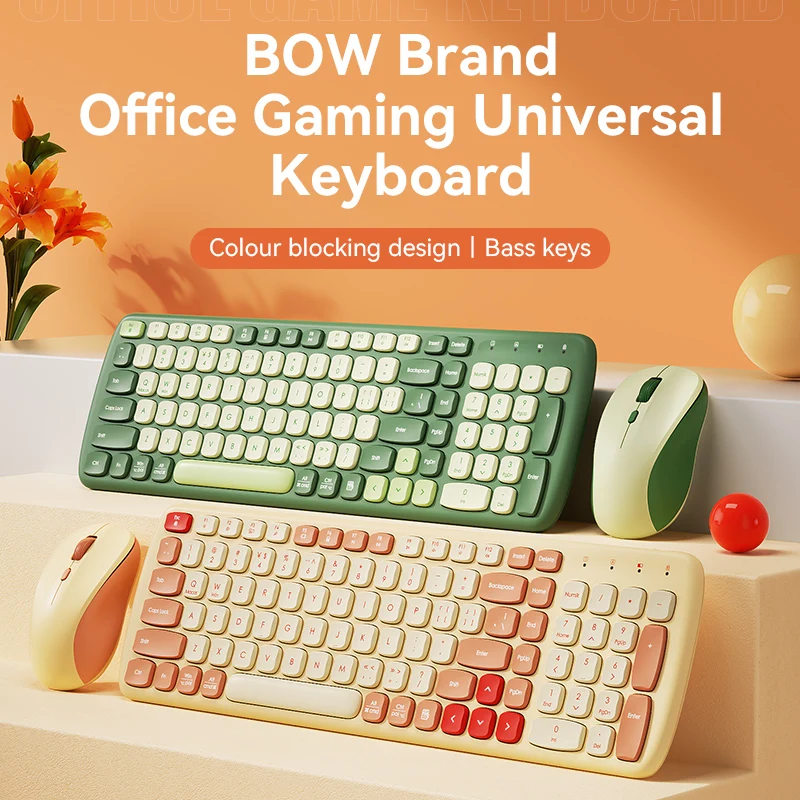 BOW-MK353-Wireless-Keyboard-and-Mouse-Set-Ultra-thin-Portable-Keyboard ...