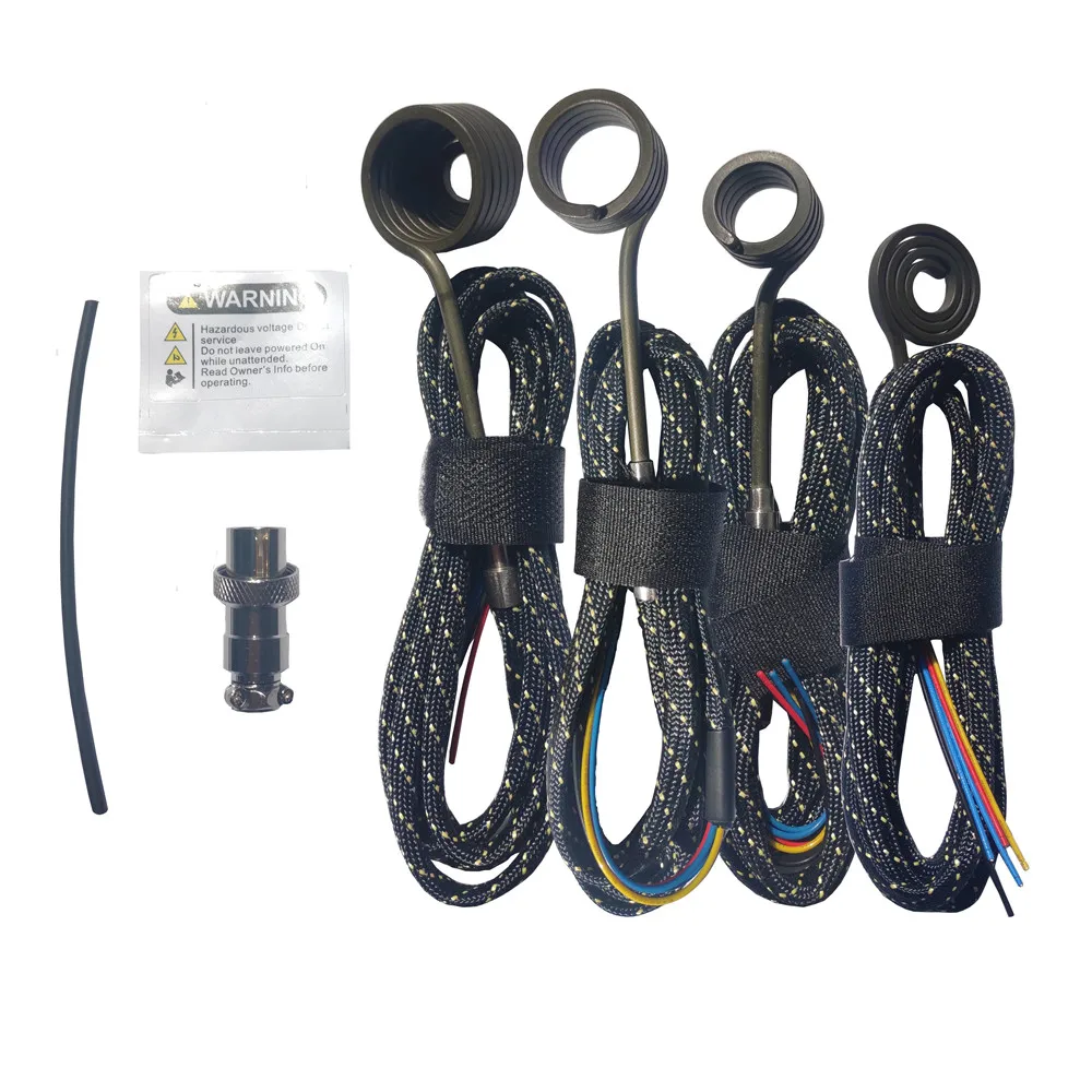 DIY-Soldered-110V-220V-Heating-Coil-and-GX16-5-Pin-DEN-Male-Plug-with ...