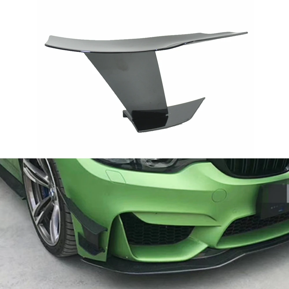 Glossy-Black-Car-Styling-Accessories-Front-Bumper-Lip-Fin-Splitter ...