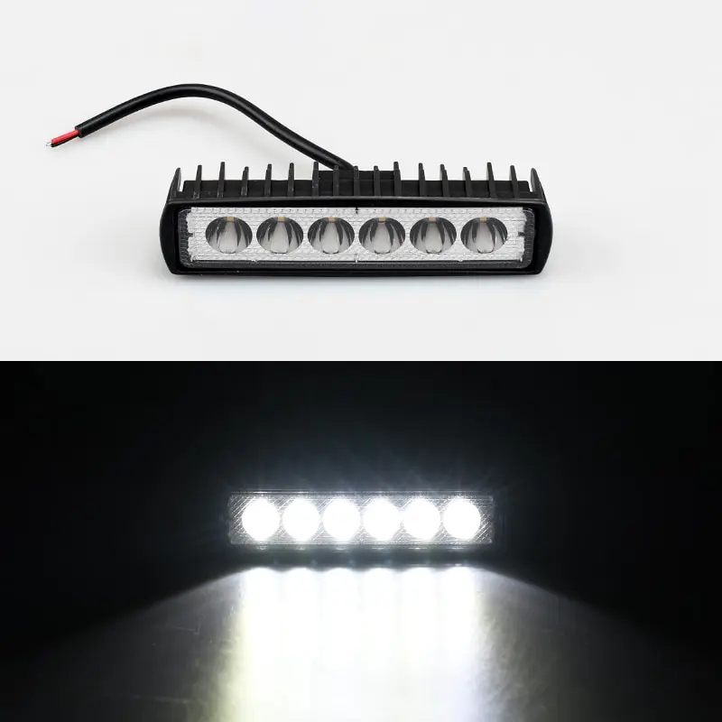 6 LED Offroad Car Work Light Spotlight Daytime Running Light 12V Feixe ...