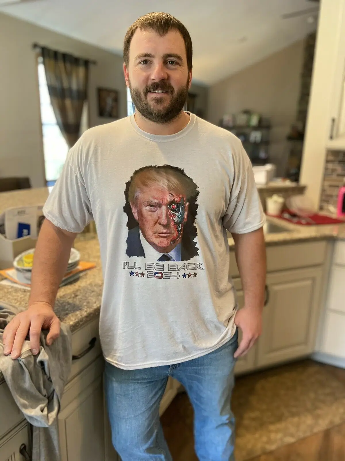 Volveré a comprar. Camiseta de Terminator Donald Trump Republic ...