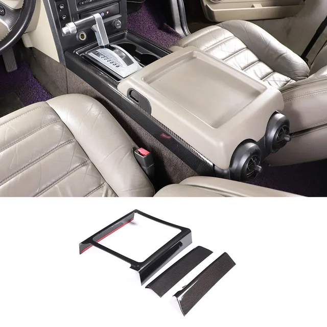 Car Accessories For Hummer H2 2003-2007 ABS Matte Black Interior Center ...