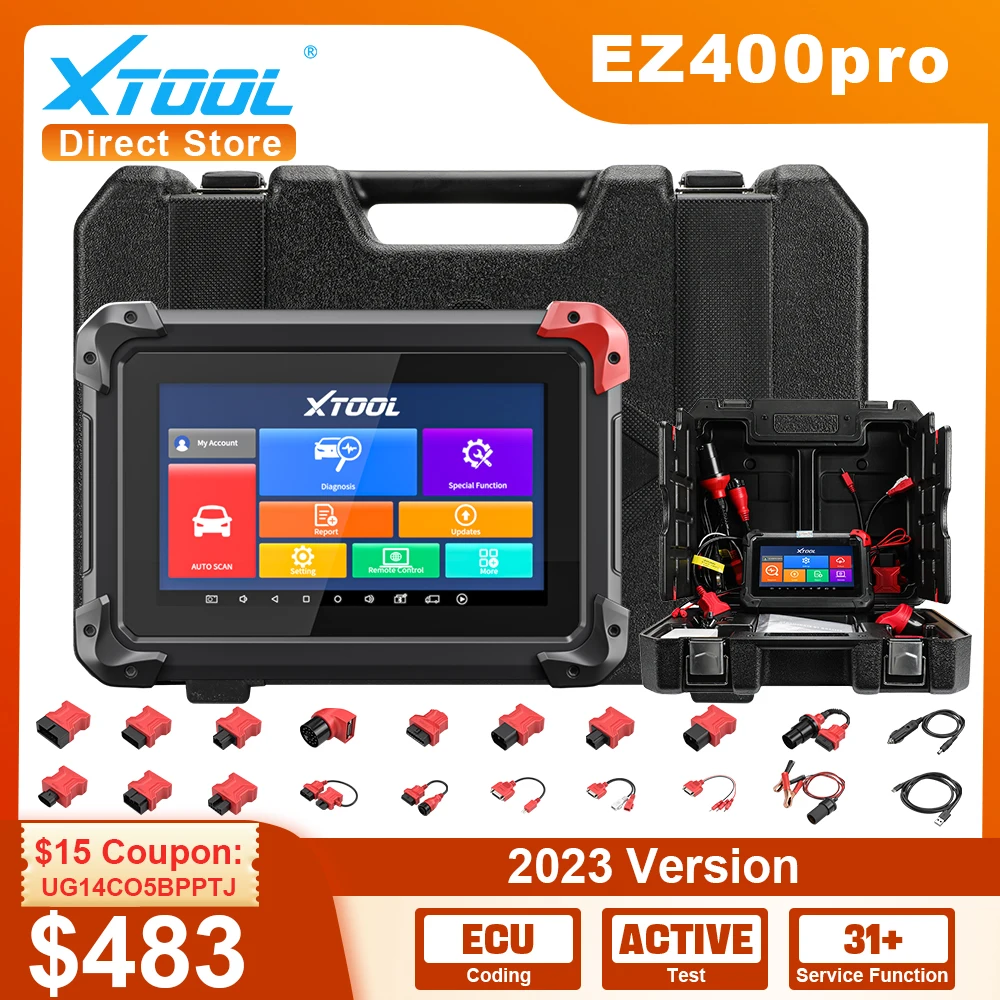 XTOOL-EZ400-Pro-OBD2-Diagnostic-Tool-ECU-Coding-Active-Test-OE-Full ...