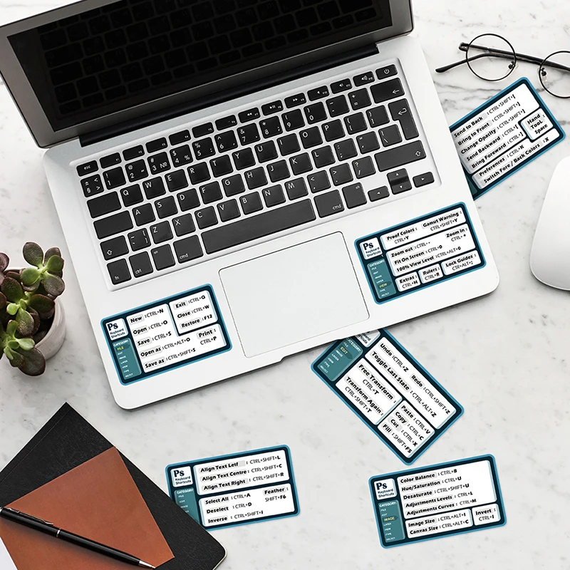 100-Brand-New-Hot-1-7PCS-Windows-PC-Reference-Keyboard-Shortcut-Sticker ...