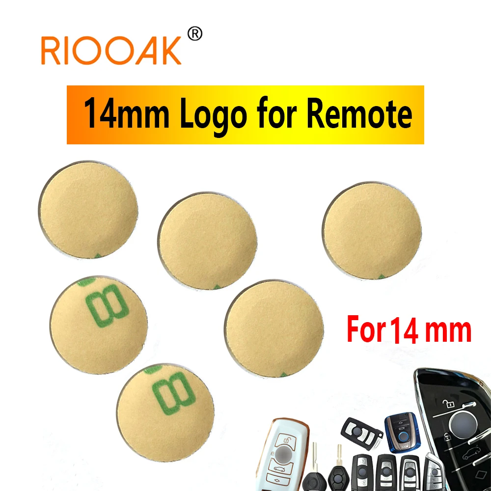 20/10PCS/LOT Metal 14MM Car Key Sticker Remote Logo For KEYDIY KD ...