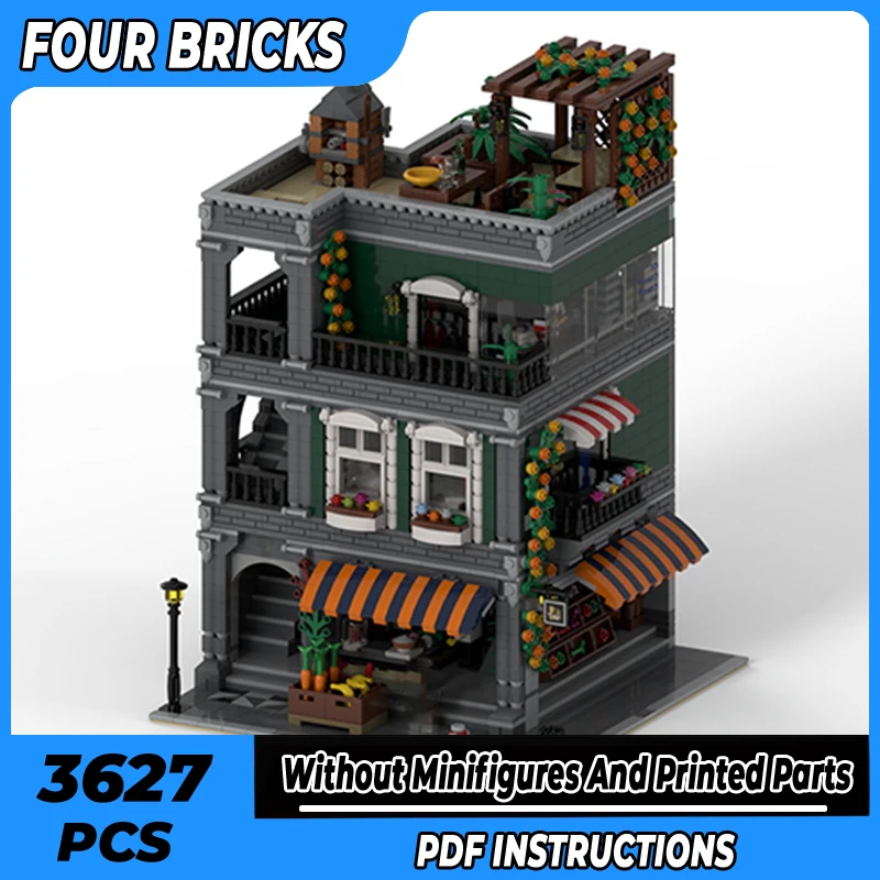 Moc-Building-Bricks-City-Street-View-Model-Grocery-Shop-Technology ...