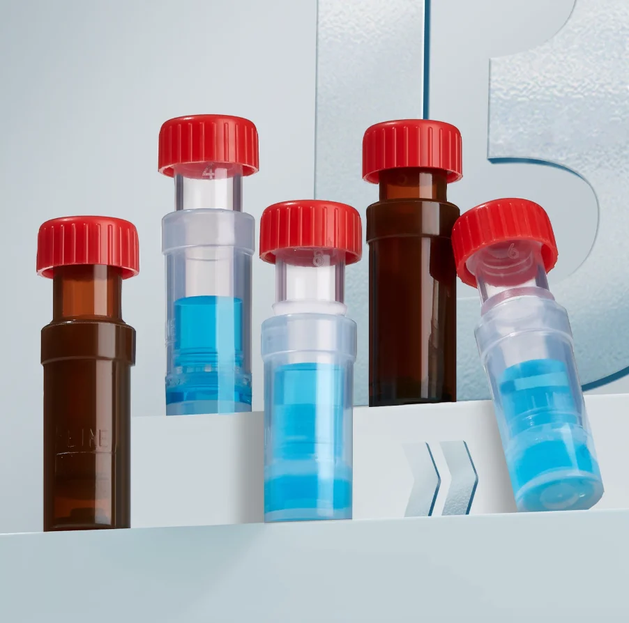 100pcs Sample filter bottle, one-click injection filter, low pollution ...