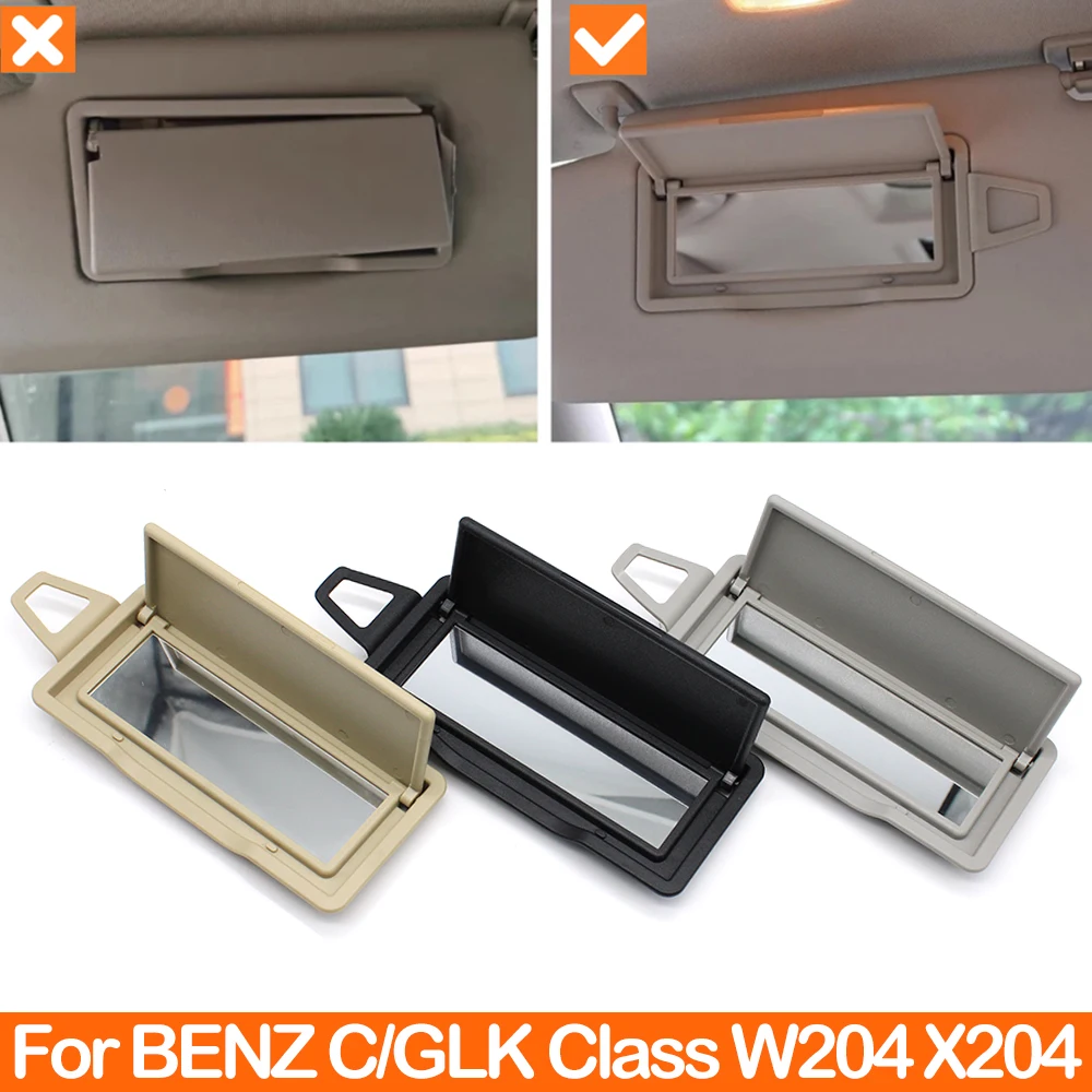 Sun Shade Shield Visor Make-up Cosmetic Mirror Cover For Mercedes Benz ...