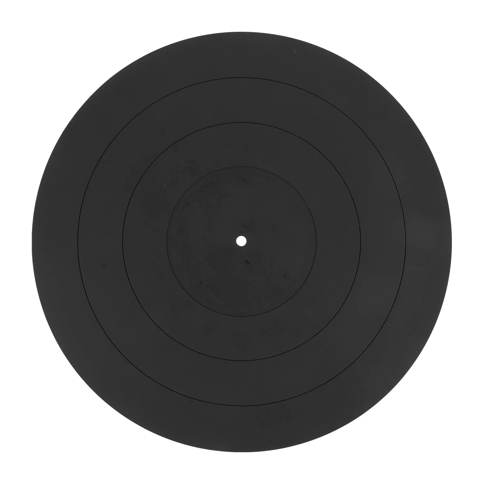 1pc Black Silicone Anti Slip Disc Protective Pad For Players Turntable ...