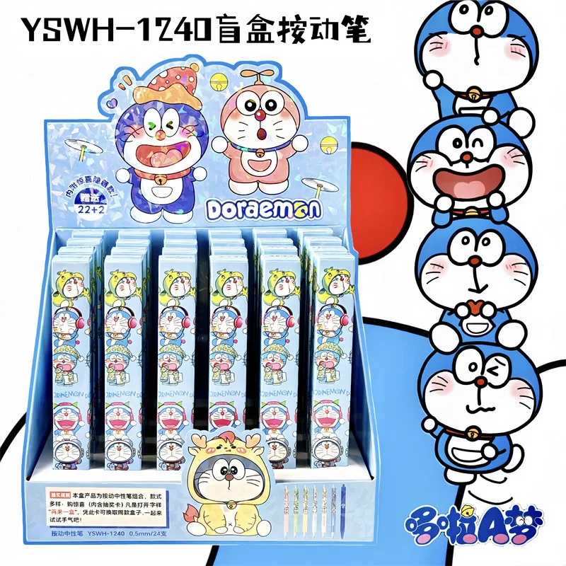 Miniso-Bol-grafo-de-gel-Doraemon-de-6-24-piezas-escritura-de-dibujos ...