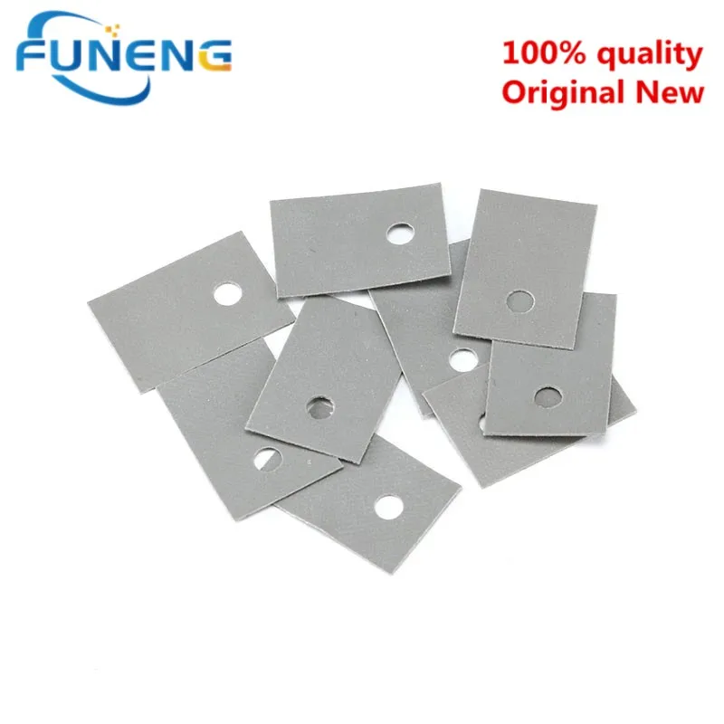 500PCS-TO-220-Insulation-Pads-Silicone-Heatsink-Shim-TO-220-Transistor ...