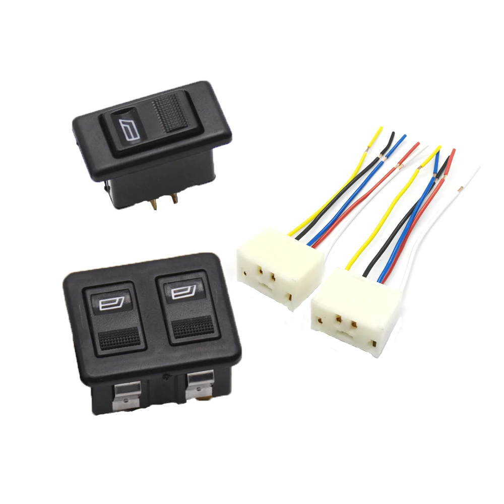 Single and Double With Plug 5 Pin Window Lifter Switches Car Power ...