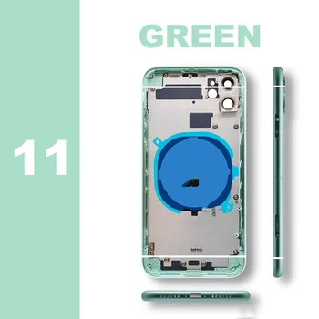 Rear Housing Assembly For iPhone 11 With Battery Back Cover+Middle ...