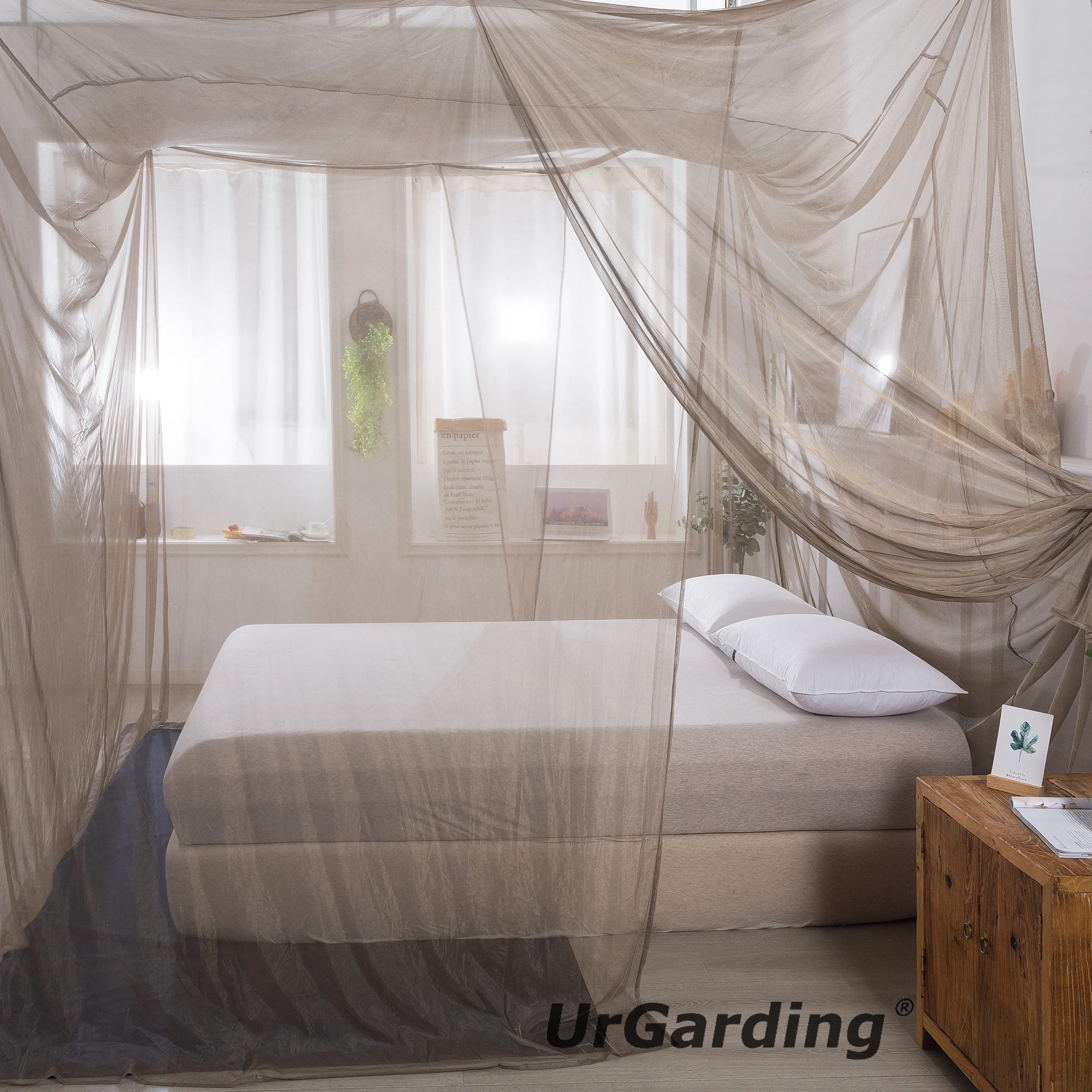100-Silver-fiber-Emf-Faraday-Bed-Canopy-Radiation-Protection-Mosquito ...