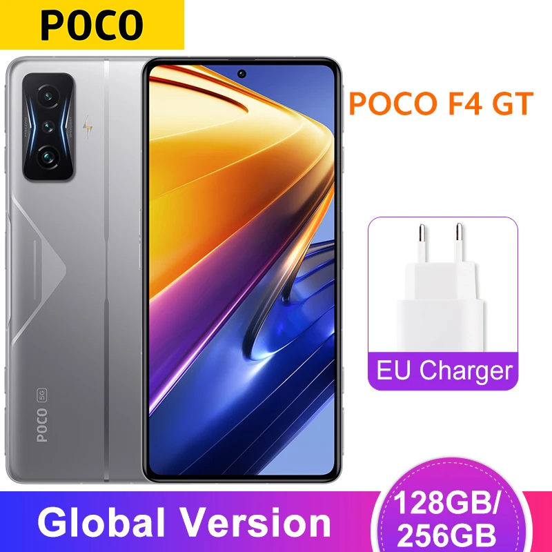 Telefone celular POCO F4 GT Versão Global 5G 128GB / 256GB Snapdragon 8 Gen 1 pop up aciona 120W ...