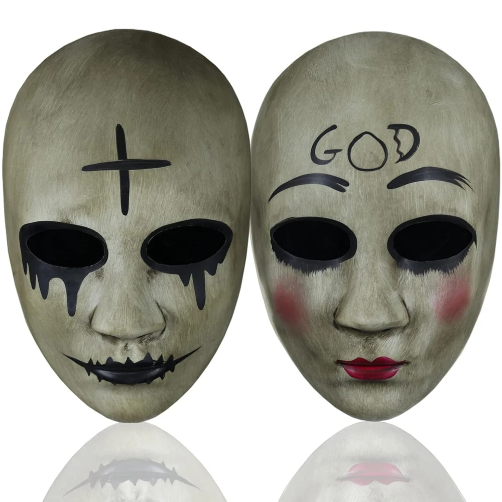 Purge-Cross-and-God-Mask-Halloween-Cosplay-Props-Scary-Horror-Killer ...