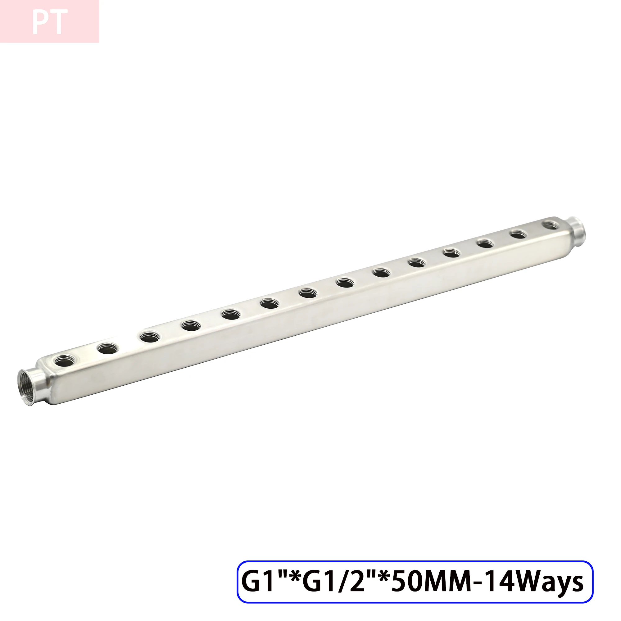 G1"*50mm*G1/2"-S304 Stainless Steel Manifold Pipe Bar Underfloor ...