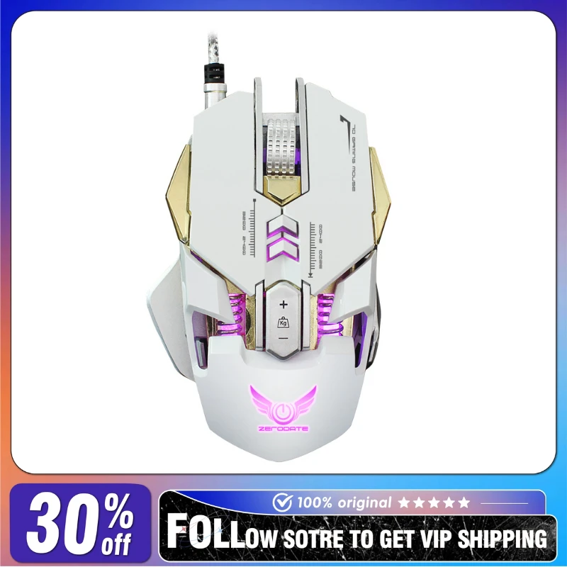 Original-ZERODATE-G9-Wired-Mechanical-Mouse-Macro-Programmable ...