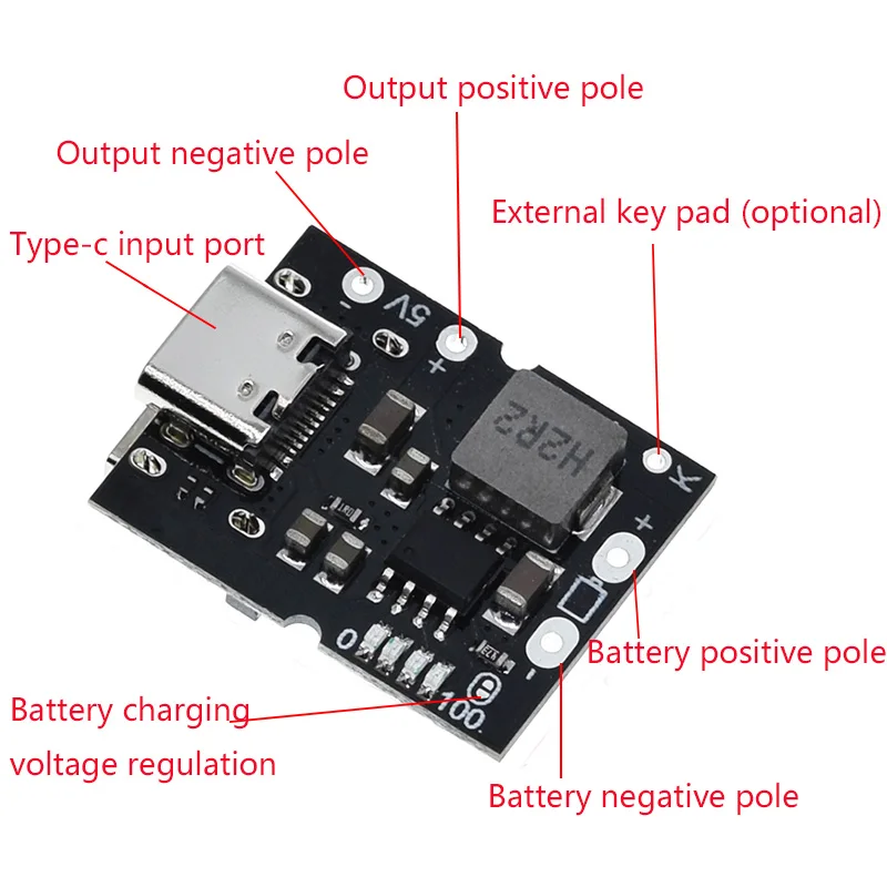 Type-C-USB-5V-2A-Boost-Converter-Step-Up-Power-Module-Lithium-Battery ...