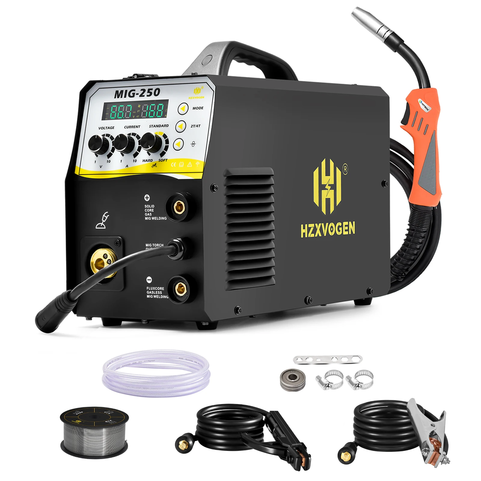 In MIG Welder 110V 220V 200Amp Gas Gasless ARC/MMA TIG MIG, 50% OFF