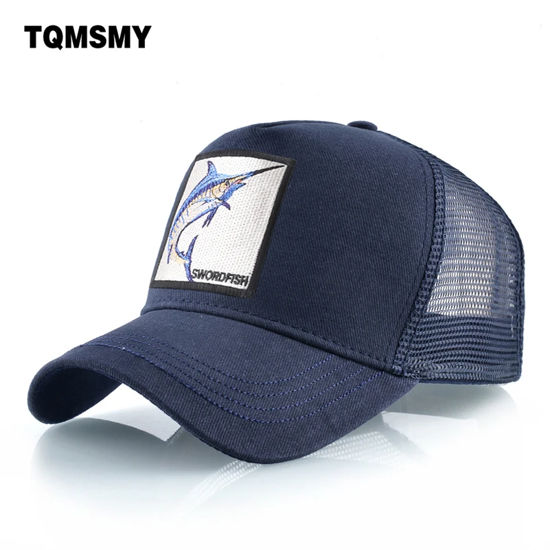 Embroidery-swordfish-pattern-hat-Men-s-Patch-Baseball-Caps-Women ...