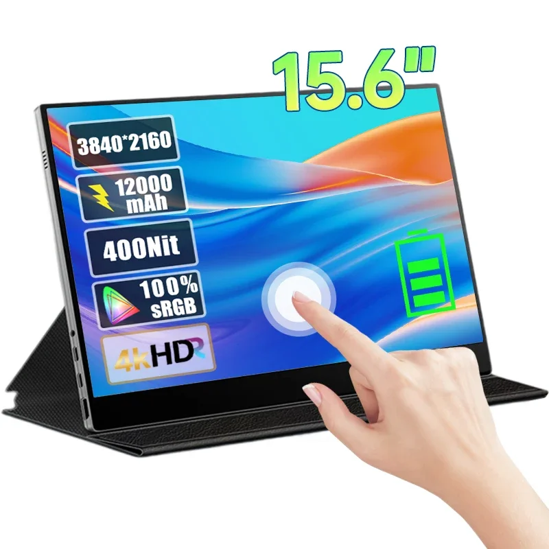 15-6-Inch-4K-12000mAh-Battery-Touchscreen-Portable-Monitor-3840-2160P ...