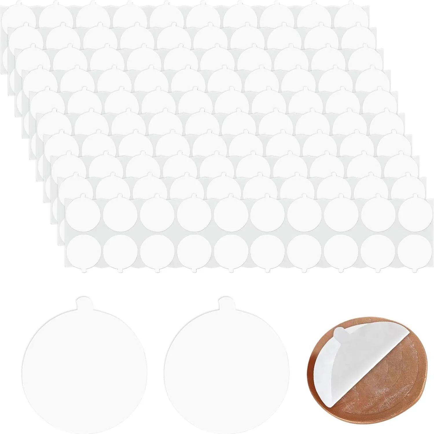 Double Sided Adhesive Dots Wax Sticker for Wax Seal Stamp Kit, 300Pcs ...