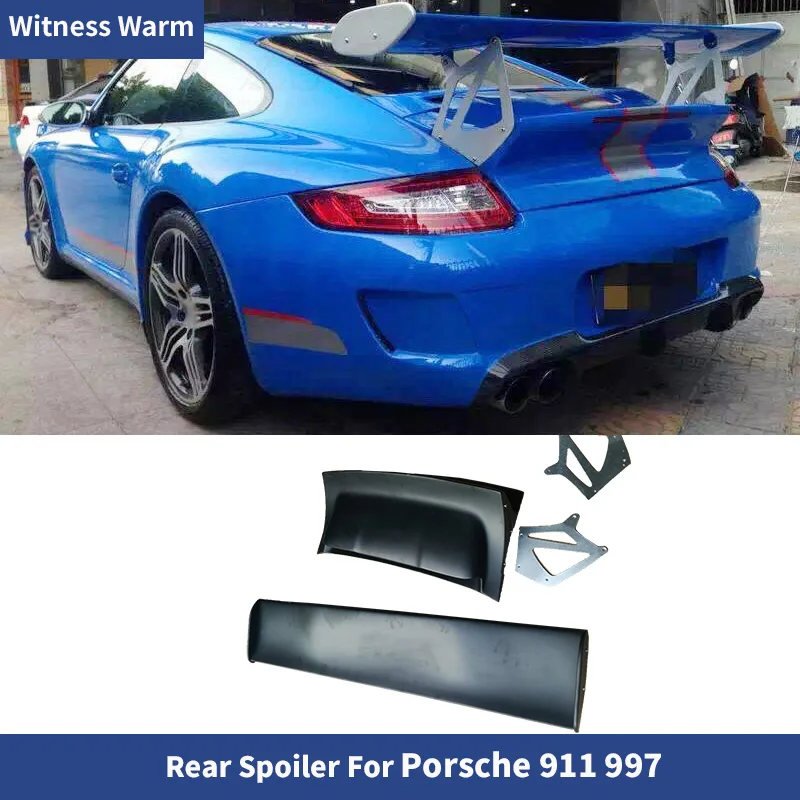 For 2005-2012 997 Rear Wing Carbon Fiber Rear Lid Wind Lip For Porsche ...