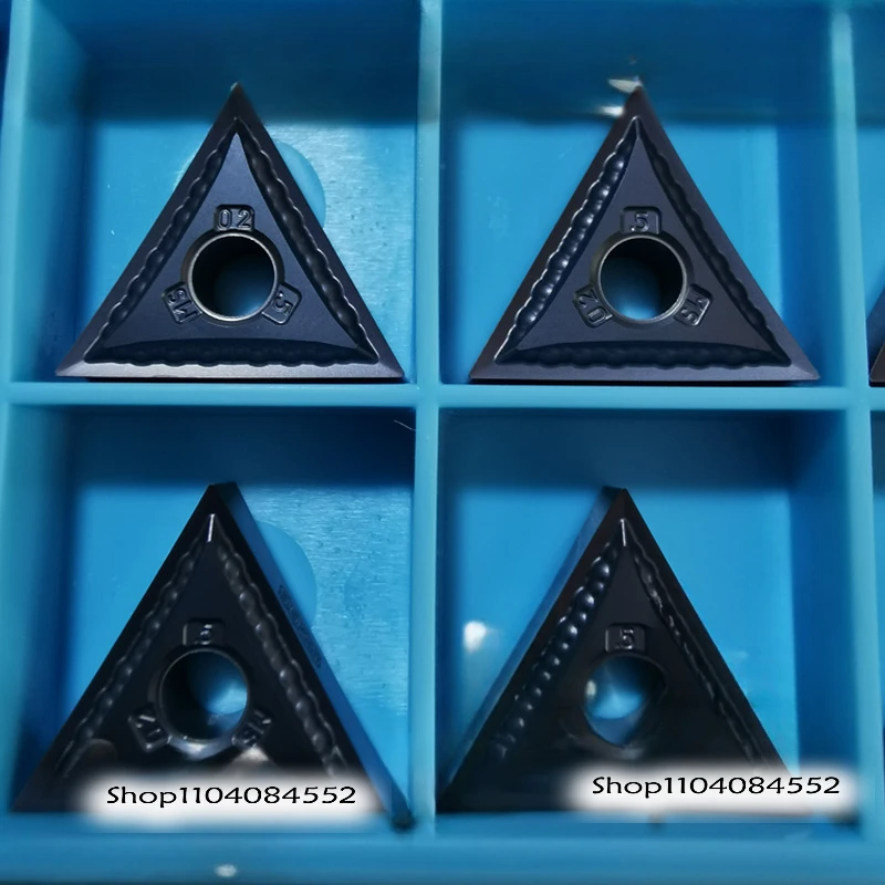 Original 02 Angle NC Triangular Carbide Inserts TNMG160402 160404MS ...