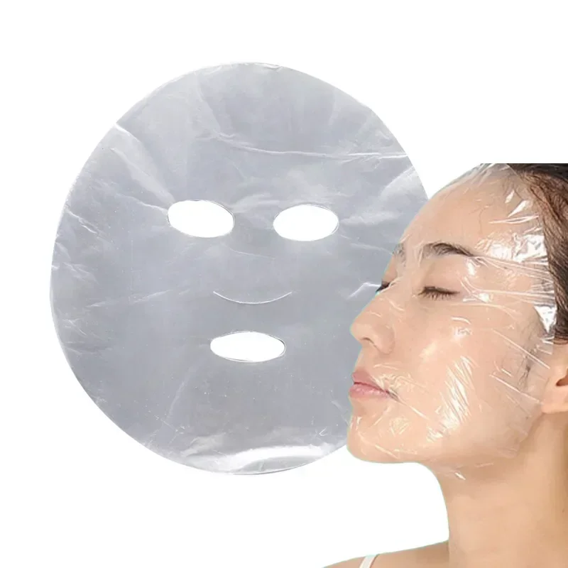 100pcs-Masks-Wrap-Face-Plastic-Film-Full-Face-Cleaner-Mask-Neck ...