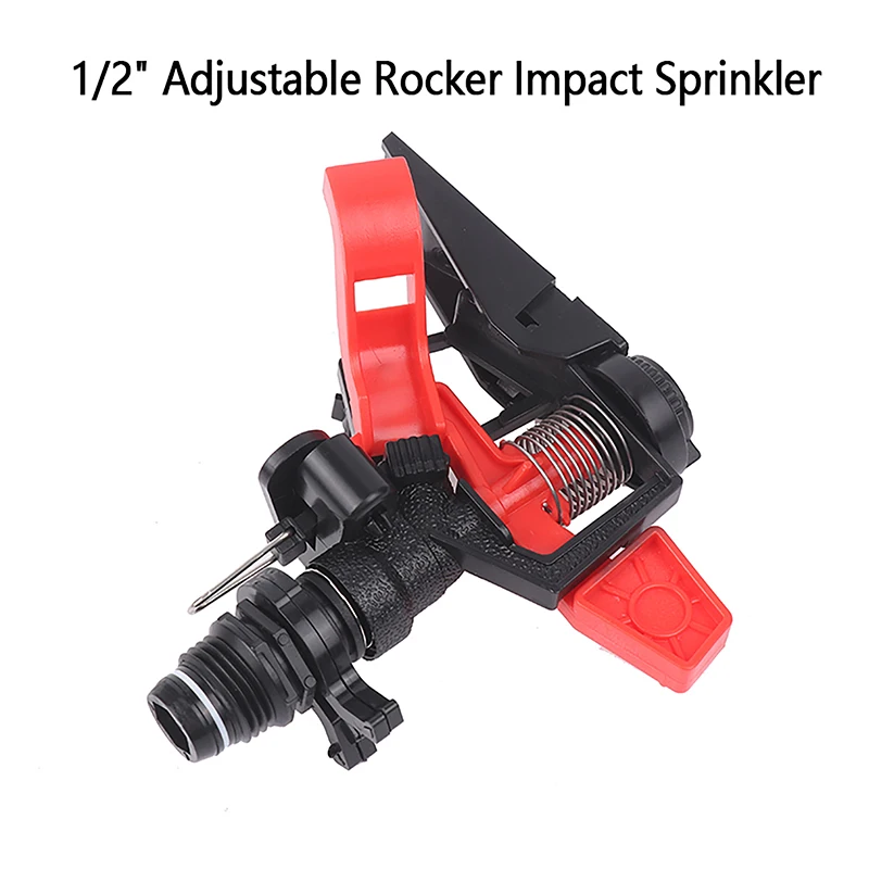 1-2-Adjustable-Rocker-Impact-Sprinkler-Garden-Agriculture-Watering ...