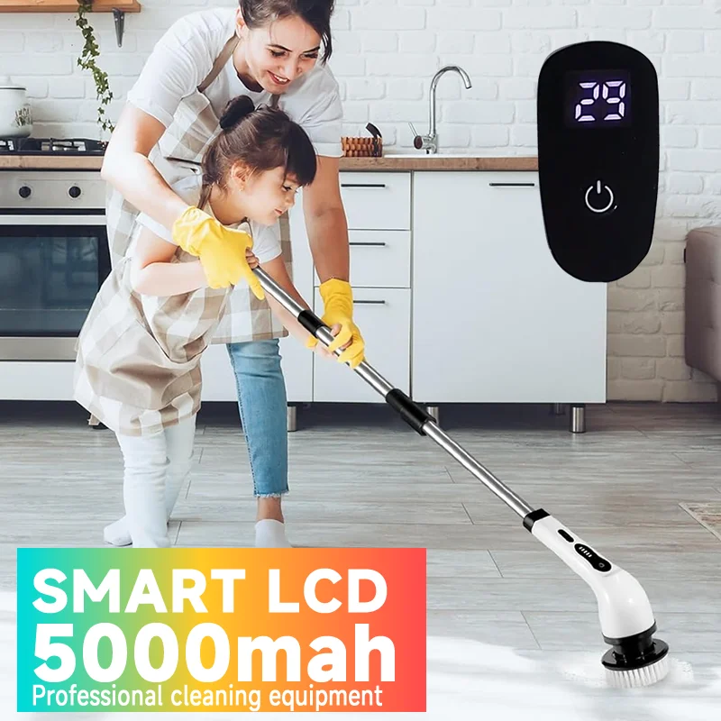Household-Cordless-Spin-Scrubber-Kitchen-Gadgets-Hair-Brushes-Bathroom ...
