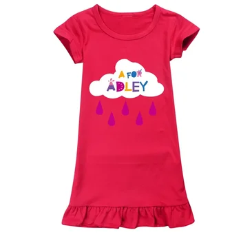 A FOR ADLEY Dresses Baby Girls 2024 Summer Nightdress Kids Princess ...