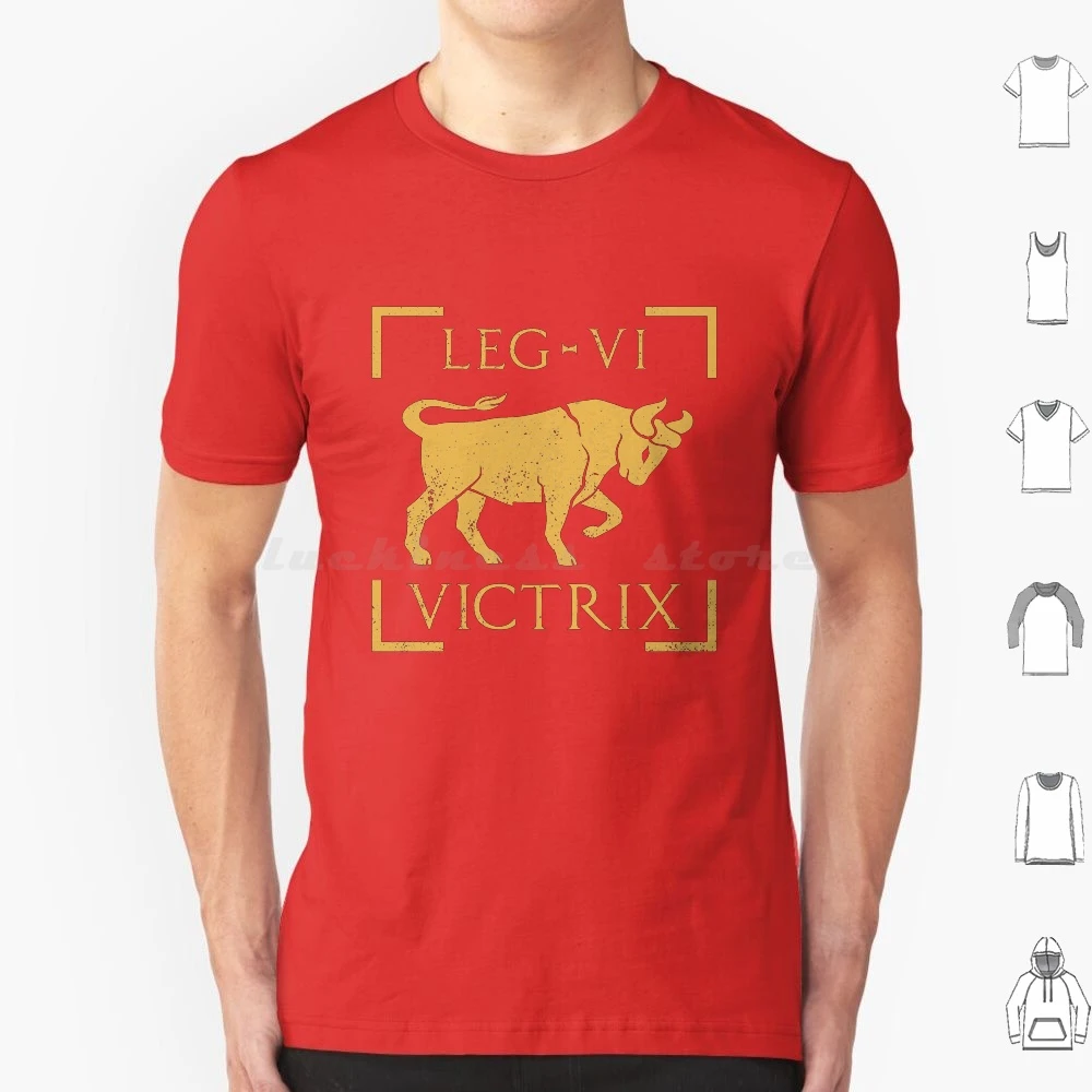 Legio Vi Victrix Bull Emblem Camiseta de la legión romana para hombre y ...