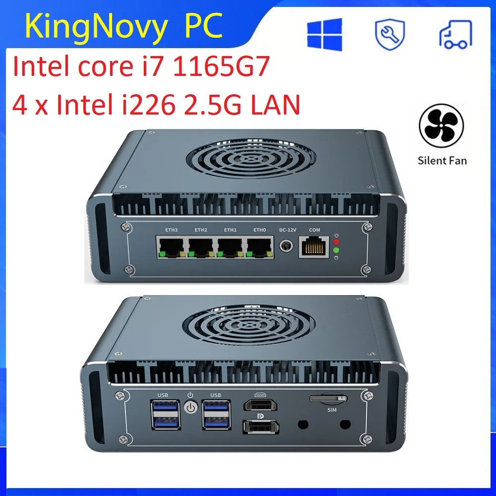 4-Intel-i226-2-5G-LAN-Mini-Fan-Router-11th-Gen-Intel-i7-1165G7-i3 ...